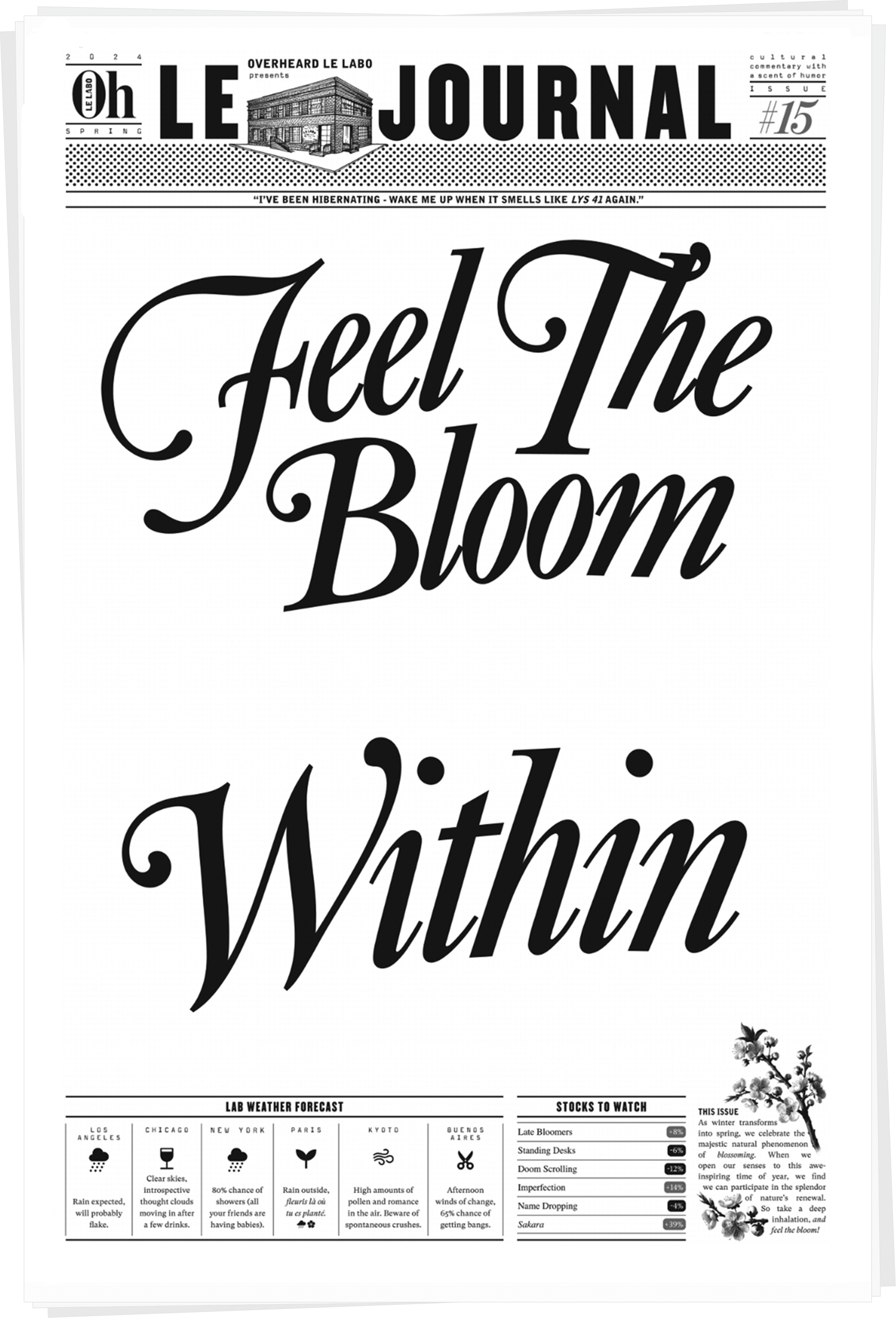 Le Journal: Current Issue